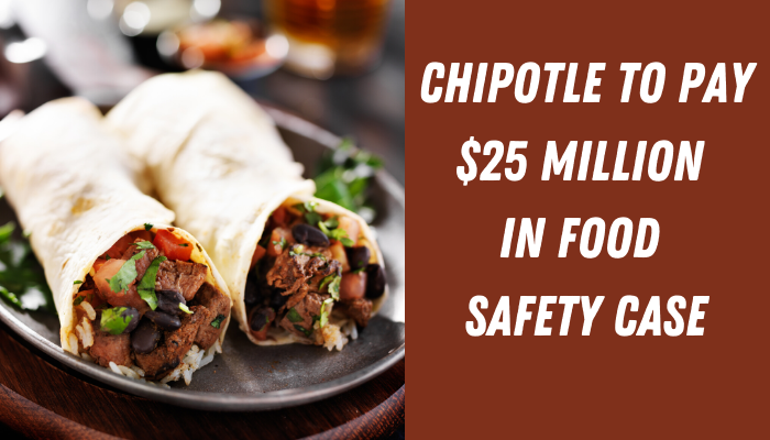 Chipotle to Pay $25 Million in Food Safety Case - Food Institute Focus
